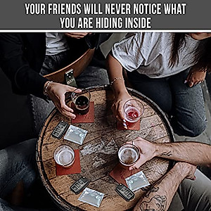 Sneaky Booze Stash Car Key Fob Remote Diversion Safe: Smell/Odor Proof Bag Discrete Portable Storage Container To Hide Pills Jewelry or Valuables Secret Hidden Travel Can Or Home Security 1 Pack