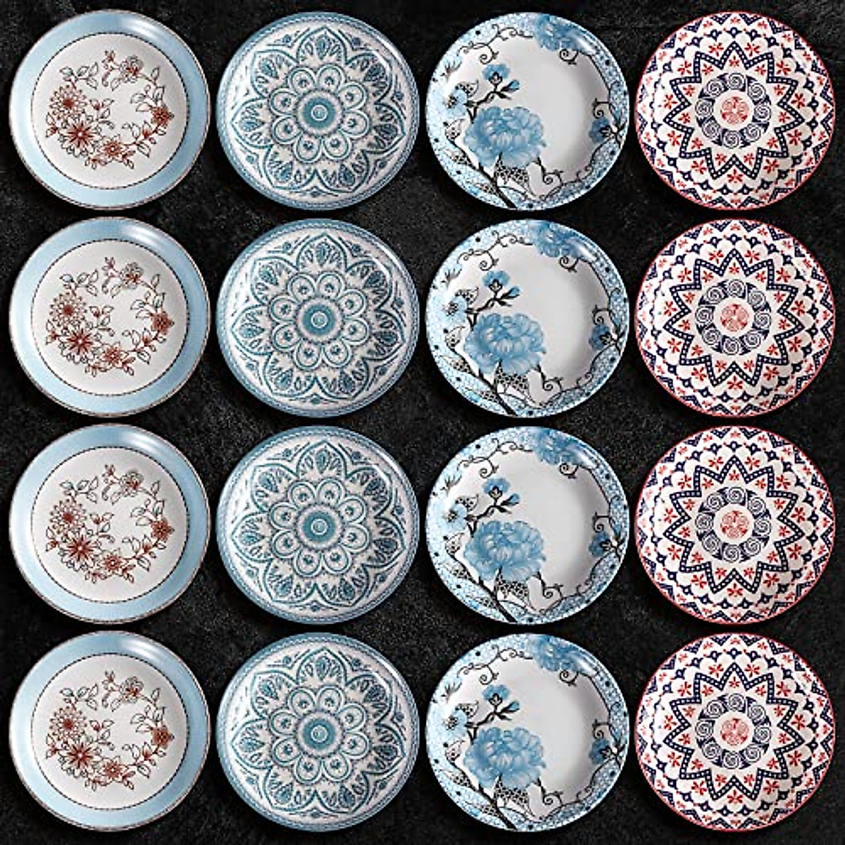 Artena Pasta Bowls 20oz, Large Salad Serving Bowls, 10 inch White Soup Bowls, Porcelain Pasta Bowls Set of 4 & Pasta Bowls Set Of 4, 24oz Porcelain Salad Bowls, 8 Inch Bowls For Kitchen