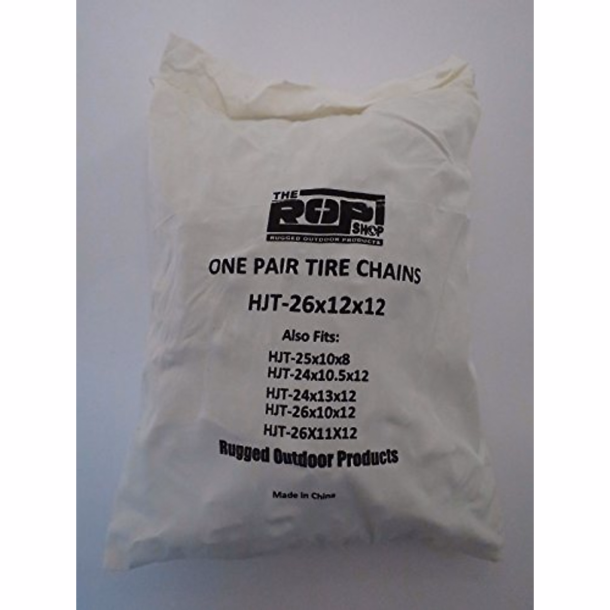 The ROP Shop New TIRE Chains 2-Link for John Deere Garden Tractor Lawn Mower - 430 445 455