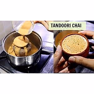 Odishabazaar Baked Kulhar Kulhad Cups Tandoori Chai Tea Cup Set of 6 (3.38 oz)