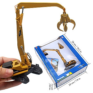 Tipmant Children Kids Alloy Die-cast Model Toy Material Handling Vehicle Diecast Truck Miniature Car Metal 1:87 Gift