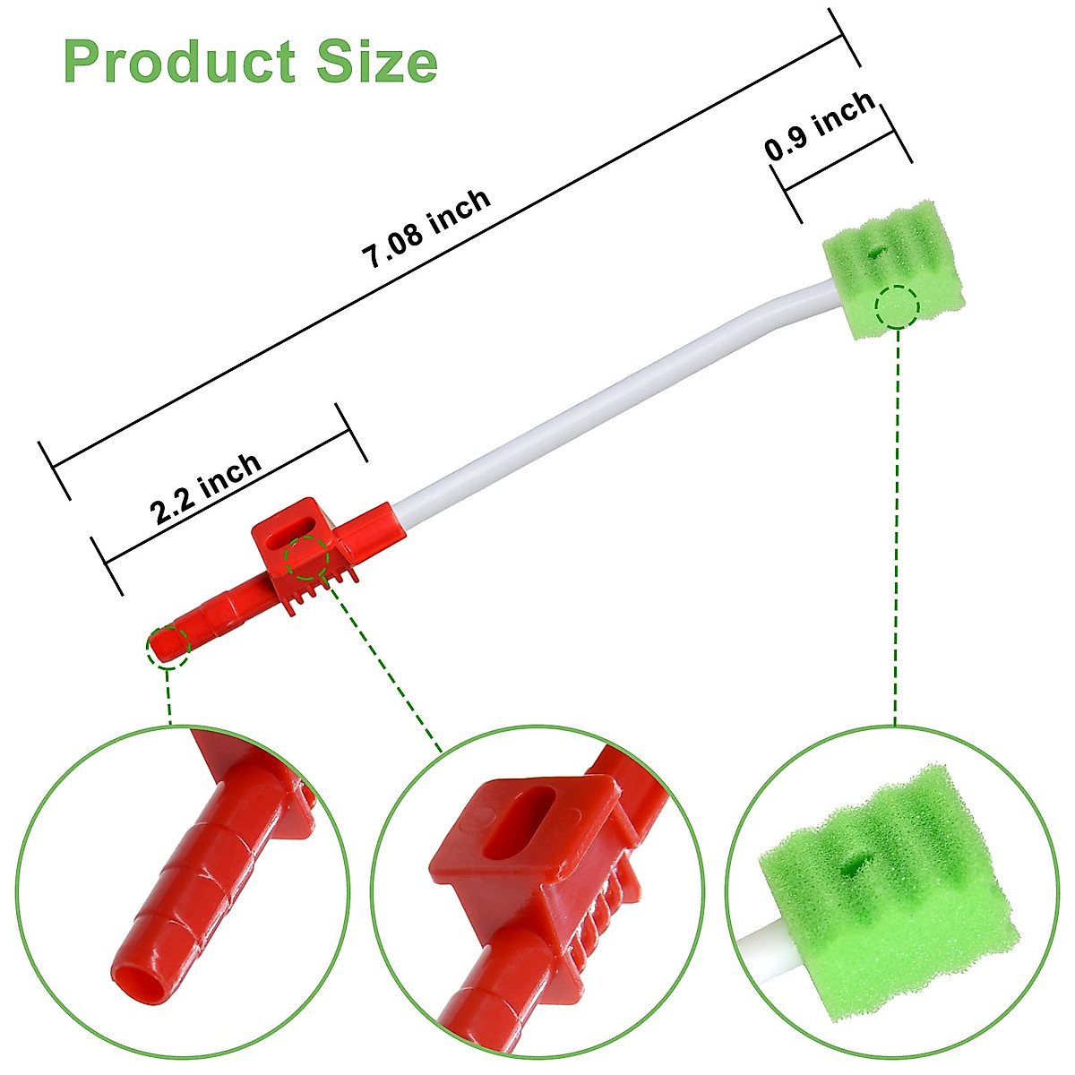 Wellgler's Oral Care Single Use Suction Swab (25pcs)