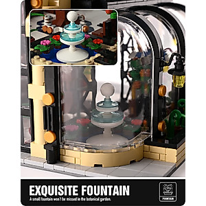 Nifeliz Street Botanical Garden MOC Building Blocks and Engineering Toy, Construction Set to Build, Model Set and Assembly Toy for Teens and Adult(2147 Pcs)