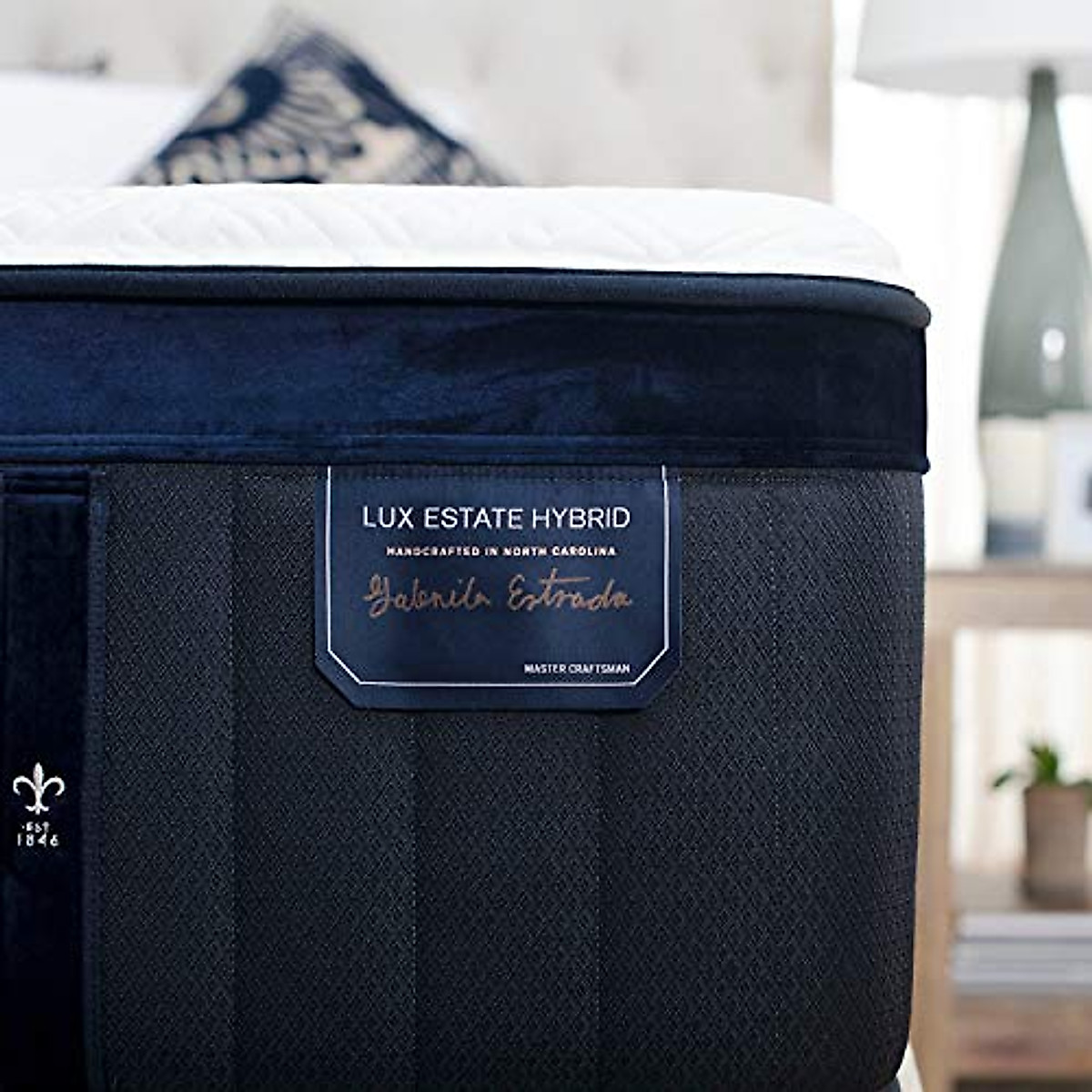 King Stearns & Foster Lux Estate Hybrid Pollock Luxury Cushion Firm 15" Mattress Only