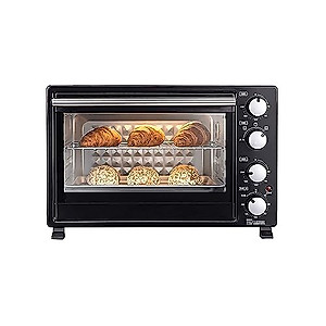 MODADA Home electric oven with convection function oven, 35 liters 1500 large capacity multifunctional automatic oven baking cake four baking positions small household 60 minutes timer convection tabl