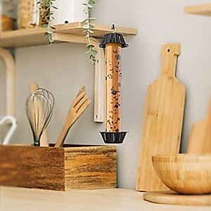 BLACK+DECKER Fly Traps Outdoor & Fly Trap Tubes for Indoors- Hanging Fly Sticky Trap Sticks for Catching House Flies, Horse Flies, Gnats, Mosquitoes & Other Insects- Pre-Baited, 4 Pack