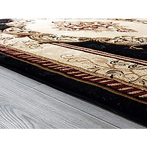 United Weavers of America Bristol Fallon Black Area Rug, 5'3" x 7'6"