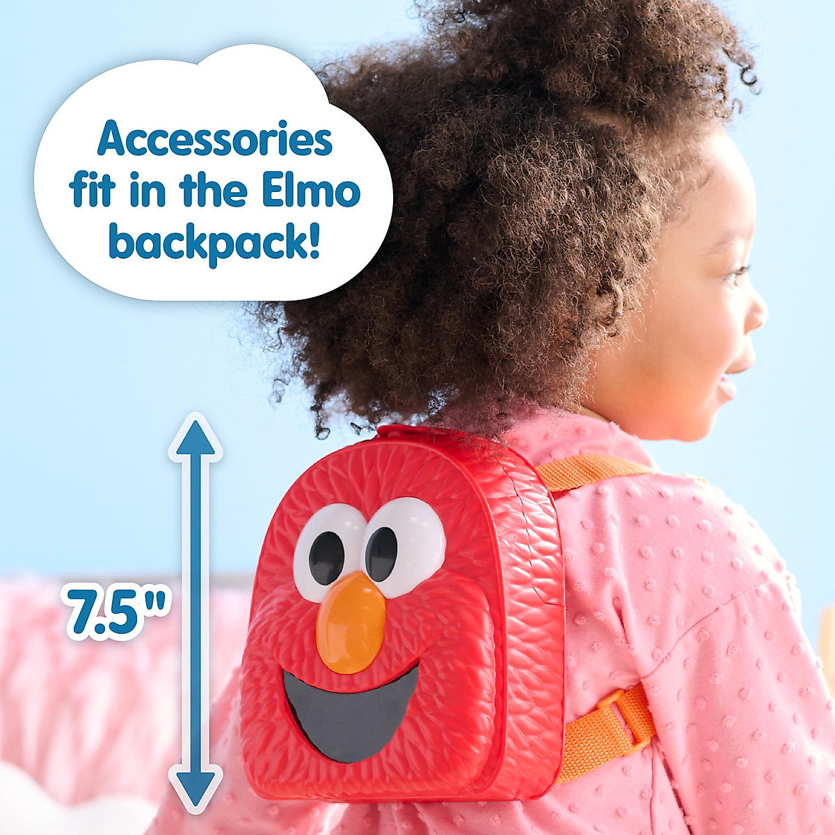 Sesame Street Have A Sesame Day 7-Piece Bag Set, Dress Up and Pretend Play, Kids Toys for Ages 2 Up by Just Play