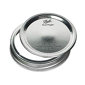 Ball Wide Mouth 32-Ounces Quart Mason Jars with Lids and Bands, Set of 2