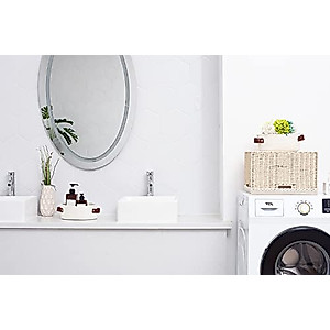 Small Basket for Organizing Small Cotton Rope Woven Storage Bins Dog Toy Bin Mini Rope Basket Small Organizer Bins Little Basket with Handle for Kids Baby Cloth Christmas Gift Empty, XS White 2 Pack