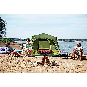 Outdoor Products Camping Tent - Instant Cabin Tent Easy Pop Up | 4 Person Tent | Best Family Tent for Camping, Hiking, & Backpacking