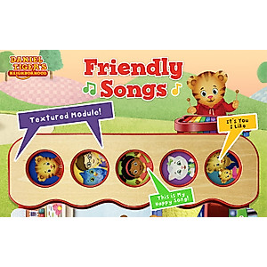 Daniel Tiger Friendly Songs: Children's 5-Button Song Book - Sing and Read with Daniel Tiger and Friends (5 Button Early Bird Song Book)