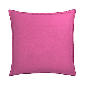 Sherry Kline Frisco Linen Decorative Pillow, 20" x 20", Pink