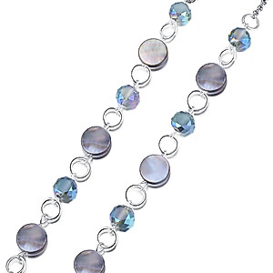 Crimmy Glasses Eyeglass Chain Strap Holders around Neck for Women, Stylish Eye Glasses Sunglasses Mask Necklace Lanyard