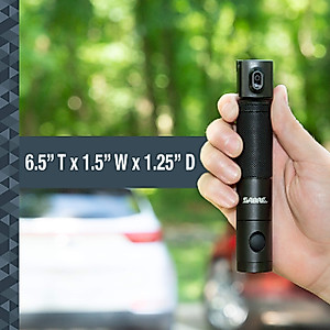 SABRE PepperLight 2-in-1 Flashlight Pepper Spray, Ultra-Bright 750 Lumen Flashlight, Visible Up To 540-Feet (165-Meters), Protect Aginst Multiple Threats with 25 Bursts, IPX6 Water-Resistant Rated