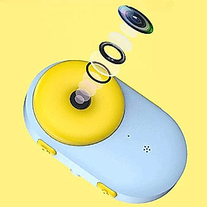 Jiaanu Portable Mini Camera Kids Camera Toys for 4-8 Year Olds Girls,Children Digital Cameras for Girl Boys (Color : Blue)