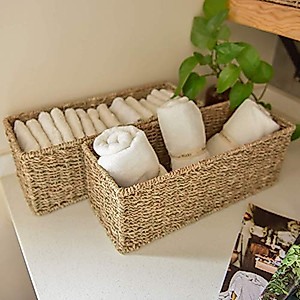 StorageWorks Seagrass Storage Baskets