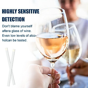 25Pcs Breastmilk Alcohol Test Strips, Milk Alcohols Detection Strip, Fast Accurate Detection Milk Alcohol Dip Test