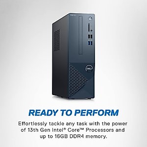DELL Newest Inspiron 3020S Small Desktop, Intel Core i5-13400, 16GB DDR4 RAM,1TB SSD, Intel UHD 730 Graphics, Win 11 Pro, Bluetooth, WiFi, Mist Blue
