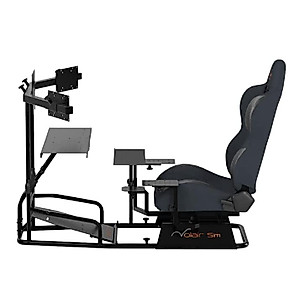 Volair Sim Universal Flight or Racing Simulation Cockpit Chassis with Triple Monitor Mounts