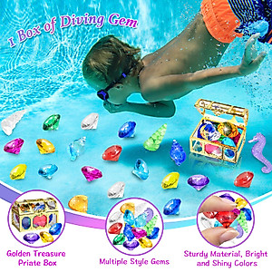 97 pcs Mermaid Party Favors Birthday Party Supplies Bubble Wands Stickers Bags Necklaces Keychains Bracelets Diving Gem Stamps Decorations Toys for Kids Girls Goodie Bag Fillers Summer Sea Toys Prize