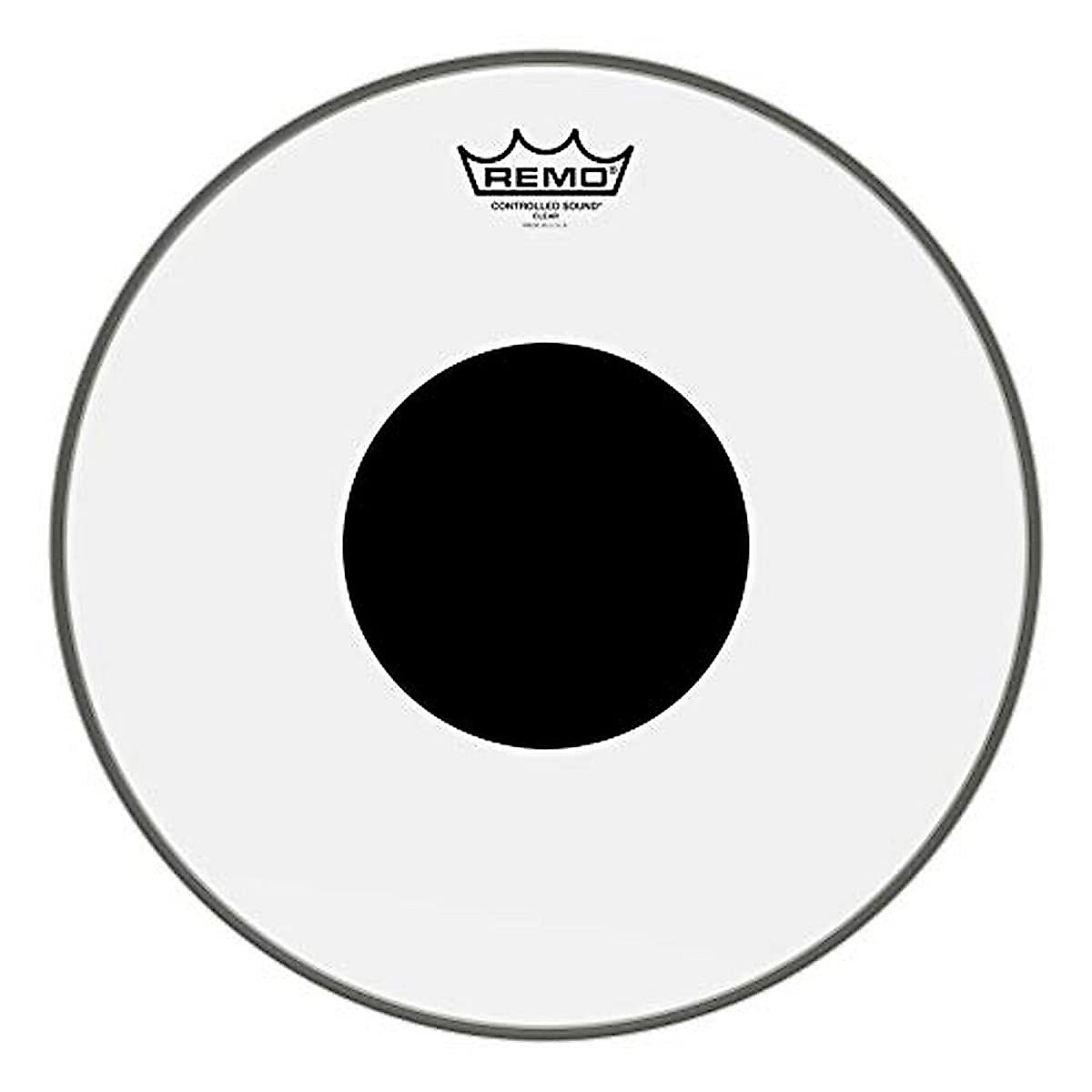 Remo Controlled Sound Clear Drum Head with Black Dot - 14 Inch