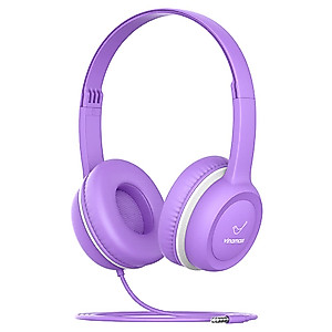vinamass Kids Headphones, Ear Headphones for Kids, Wired Headphones with Safe Volume Limiter 85dB, Kids Headphones with Cord 3.5mm Jack Wired for Children/School