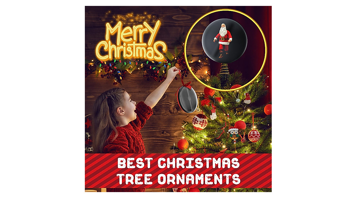 3D Hologram Fan Christmas Ball Tree Topper - Vibrant Holiday Decor