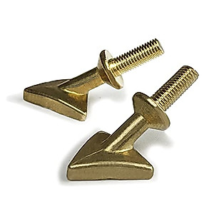 2pc Jounjip Replacement Tips for Jounjip or Gino Brand 80 Watt Plastic Welding Kits - 1/4"-28 Thread