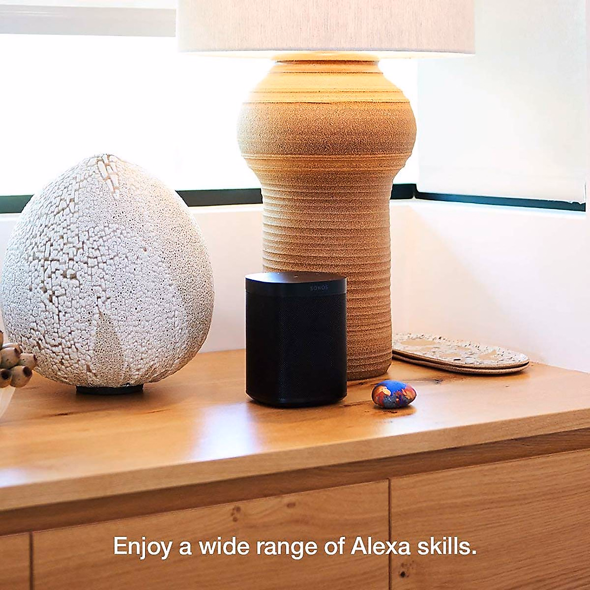 Sonos One (Gen 2) Two Room Set Voice Controlled Smart Speaker with Amazon Alexa Built in (2-Pack Black)