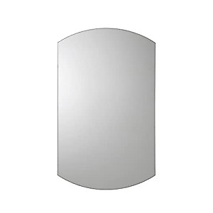Croydex Sirena, Recessed or Surface Mount, Hang 'n' Lock Easy Installation Medicine Cabinet, 16W x 26H, Aluminum