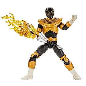 Power Rangers Lightning Collection Zeo Gold Ranger 6-Inch Premium Collectible Action Figure Toy with Accessories