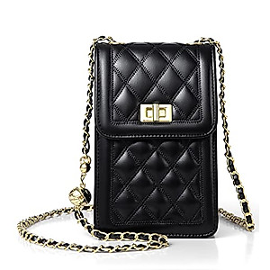 FSD.WG Women Small Crossbody Cell Phone Purse Leather Phone Purse Mini Messenger Shoulder Handbag Wallet