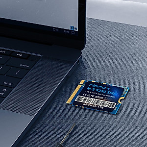 AISPEX M.2 2230 SSD 1TB PCIe Gen 4.0 x4 NVMe Internal Solid State Drive, Up to 3600MB/S Compatible with Steam Deck, Surface Pro X, Dell HP Lenovo Laptop, Ultrabook Tablet