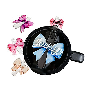 Glam Celebration Name Plate 40oz, 30oz, 20oz, Cup Accessories Name Plate for Lid 20oz, 30oz and 40oz, Personalized Name Plate, Acrylic Tumbler Name Plate, Cup Name Plate