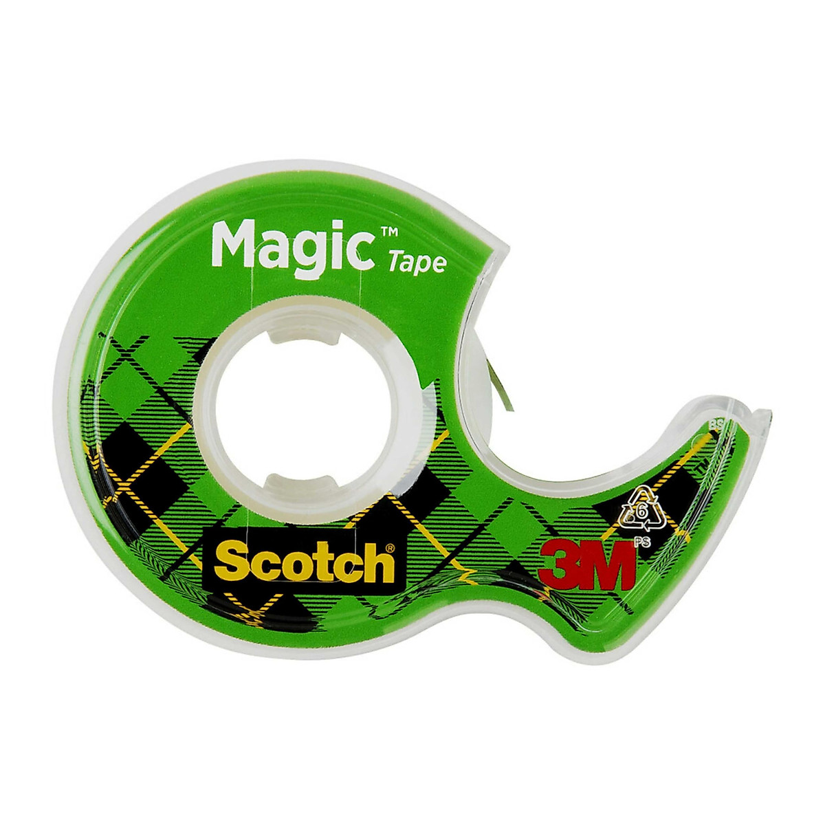 Scotch Magic Tape, 1 Roll, Great for Gift Wrapping, Numerous Applications, Invisible, Engineered for Repairing, 1/2 x 800 Inches, Dispensered (119)