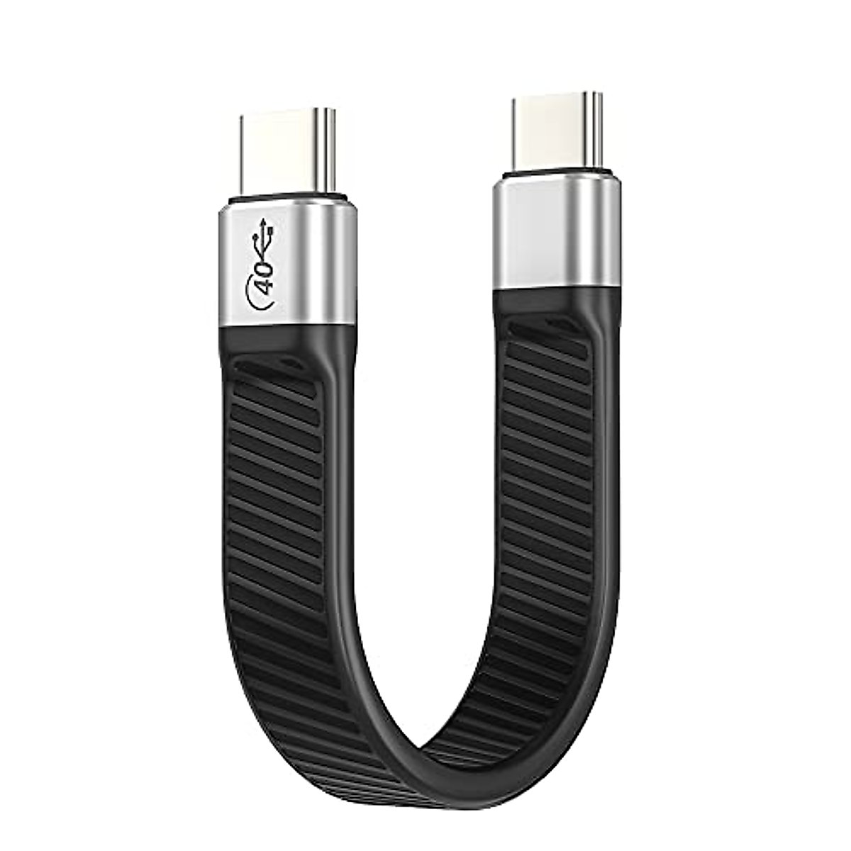 LamToon 40Gbps USB4 Compatible with Thunderbolt 4 Cable, 100W Charging,40Gbps Data Sync, Short USB C Cable Supports 8K Display, Compatible with Thunderbolt 3 and USB C 3.1 for External SSD,Hub,Docking