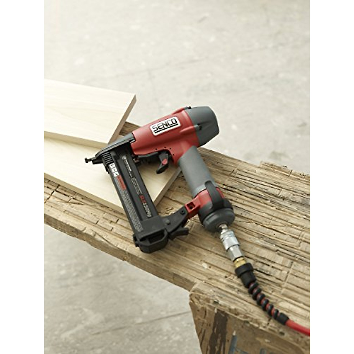 Senco SLS150Mg Medium Wire Finish crown Stapler, Gray/Red