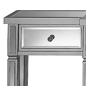 Pulaski Damon Mirrored Console Table, 59.0" L x 12.25" W x 33.0" H