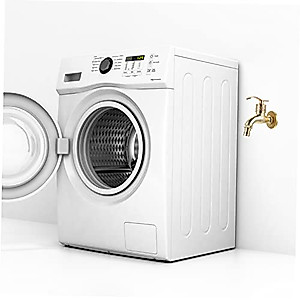 Faucet, 2 Pcs Antique Faucet Faucets for Bath Sinks Bathtub Faucet Wall Mount Bathtub Faucet Wall Mounted Water Bathroom Vanity Faucets Cold Sink Faucet Retro Kitchen Faucet V-intage Faucet (Color :