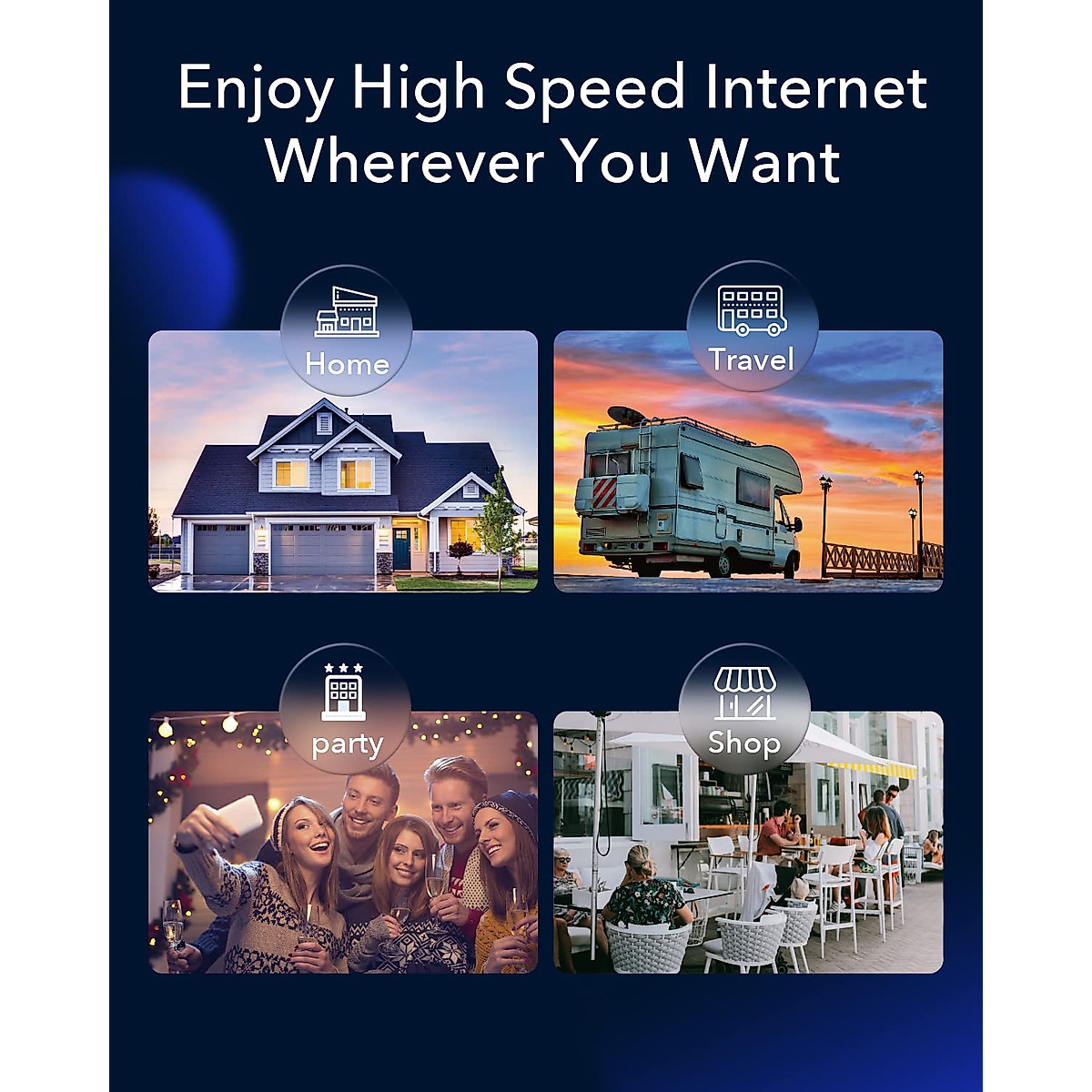 Cudy New 4G LTE Cat 18 WiFi 6 Router, Up to 1.2Gbps 4G LTE Modem, Qualcomm Chipset, 4 x 4 MIMO, AX1800, OpenVPN, Wireguard, Zerotier, Cloudflare, IPv6, Detachable Antennas, Dual SIM, LT18