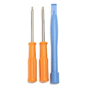 YUTOOL Replacement Chrome Controller Bumper Trigger Buttons for Xbox One Elite W/Toolsa (Blue)