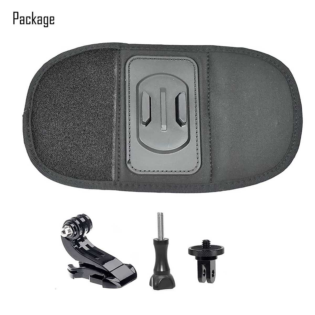 VGSION Camera Backpack Belt Mount for Insta360 One X3/ One X2/ One R / Go 2 Compatible with GoPro Hero10 /9/8/7/6 and Other Action Camera, with 1/4 Adapter