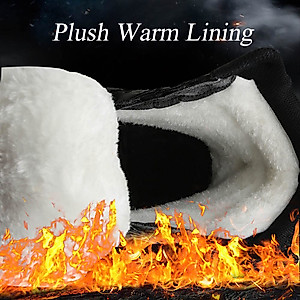 GEXECEUSS Hiking Boots for Men Non-Slip Ankle Support Winter Snow Boots Lightweight Work Boots for Outdoor Outdoor Backpacking Trekking Walking Trails