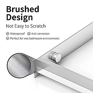 Towel Racks for Bathroom, Towel Holder for Bathroom Wall, 304 Stainless Steel Towel Rack Wall Mounted for Storing Towels, Robes, Bathroom Towel Rack with Hooks, Pro