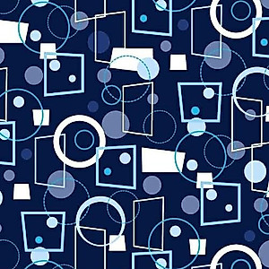 Handmade Fleece Cage Liners for Midwest Double Critter/Ferret Nation, Full set 7-pieces, Rats, Ferrets, Chinchillas, other small animals (Blue Retro Geometric)