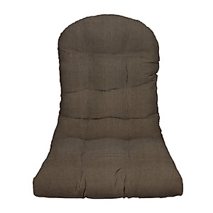 RSH Decor: Tufted Adirondack Chair Cushion | 42.5” x 21” | All-Weather Spun Fabric | Water and Fade-Resistant | Outdoor Cushion for Patio Furniture | Catalina Stone