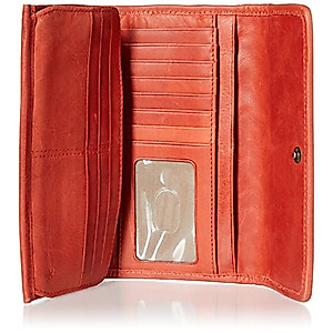 Frye Melissa Basket Woven Wallet, Sandstone