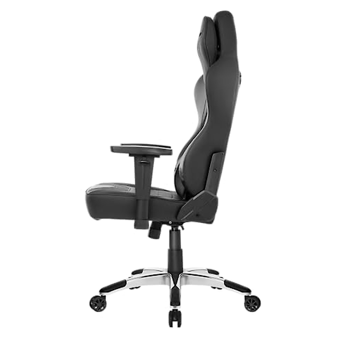 AKRacing Office Series Obsidian Ergonomic Computer Chair with High Backrest, Recliner, Swivel, Tilt, Rocker and Seat Height Adjustment Mechanisms - Carbon Black - PC/Mac/Linux