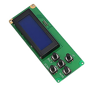 Eulbevoli LCD Display Board, White Character LCD Controller Module 2004 for Working